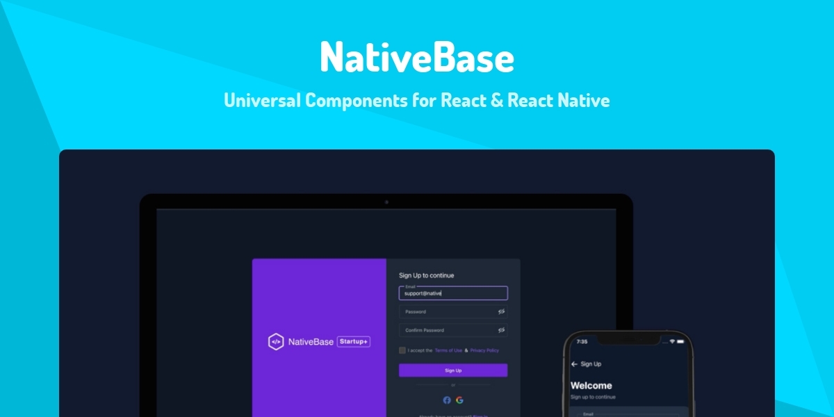Nativebase Universal Components For React And React Native Made With Reactjs
